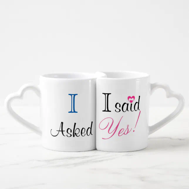 I said yes! Mug | Zazzle