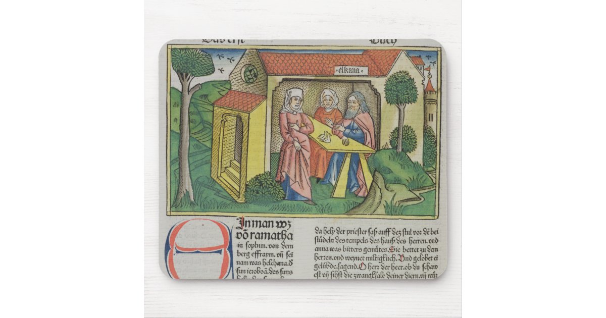 I Samuel 1:8 Elkanah comforts Hannah, from the 'Nu Mouse Pad | Zazzle