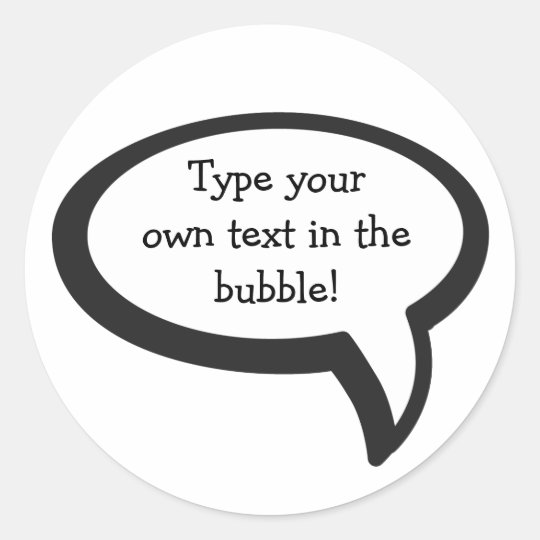 I Say... Sticker Template | Zazzle.com