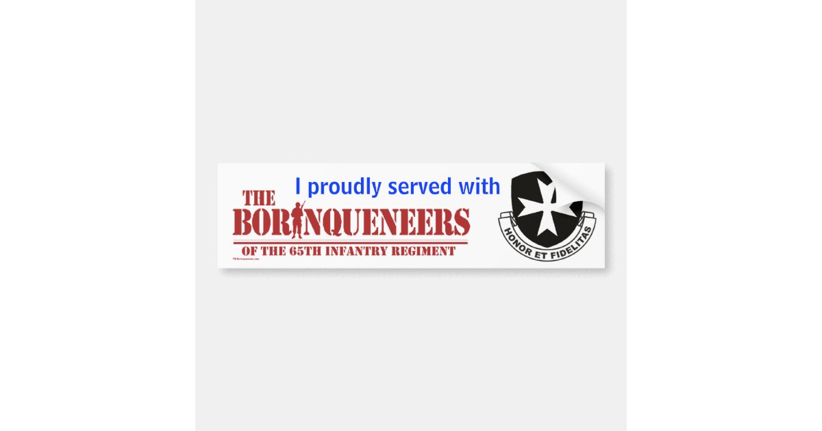 I served - Bumper Sticker | Zazzle