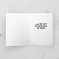 I Smell An Old Fart White Poodle With Big Nose Card | Zazzle