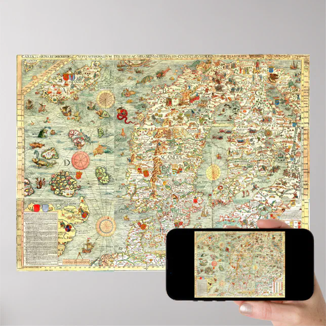 "I Spy" Kids Fun Map Supersized Poster | Zazzle