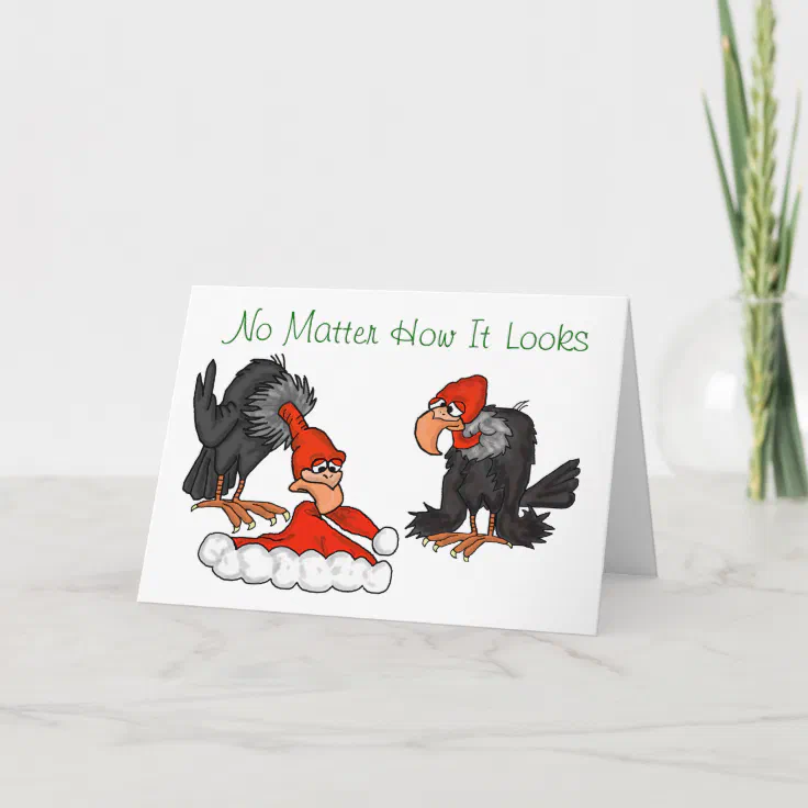 I Still Believe Vultures Christmas Card | Zazzle
