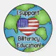 I Support Biliteracy Education Sticker | Zazzle