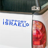I Support Israel Bumper Sticker | Zazzle