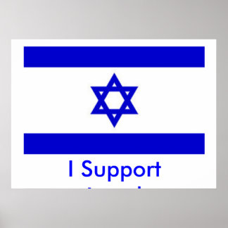 Support Israel Posters | Zazzle