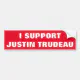 I Support Justin Trudeau Supporters Canada Cool Bumper Sticker | Zazzle