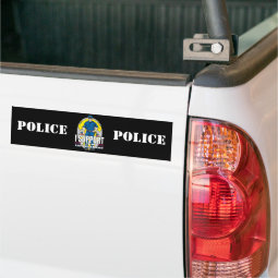 I Support Law Enforcement Bumper Sticker | Zazzle