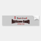 I Survived Hurricane SANDY bumpersticker Bumper Sticker | Zazzle.com