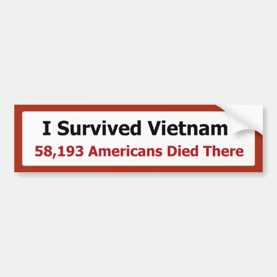 Vietnam Veteran Bumper Stickers - Car Stickers | Zazzle