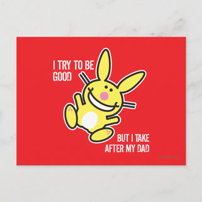 I Take After My Dad Postcard | Zazzle