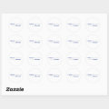 I THINK THEREFORE I AM LIBERAL CLASSIC ROUND STICKER | Zazzle