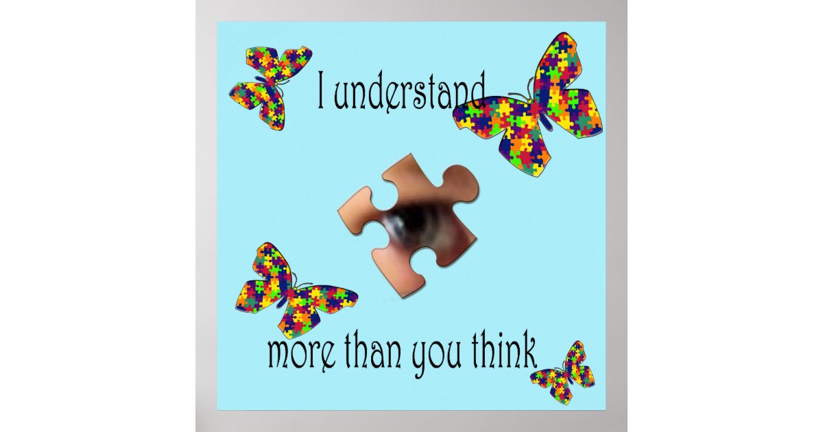 I understand poster | Zazzle
