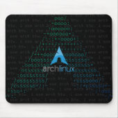 i use arch btw mouse pad | Zazzle