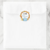 I VOTE BLUE Gender Reveal Baby Shower Game Labels | Zazzle