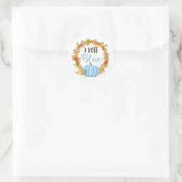 I VOTE BLUE Gender Reveal Baby Shower Game Labels | Zazzle