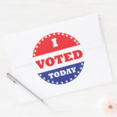 I Voted Today Sticker | Zazzle