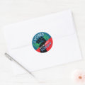 I VOTED With My Wallet Classic Round Sticker | Zazzle