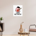 I Wanna Hold Your Ham Funny Pig Pun Poster | Zazzle
