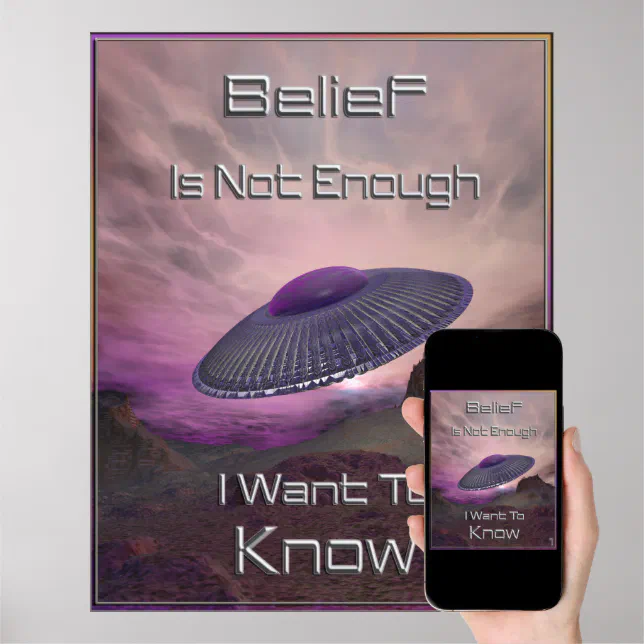 I Want To Know Art Print Poster | Zazzle