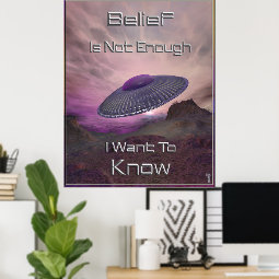 I Want To Know Art Print Poster | Zazzle