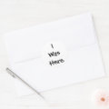 I Was Here Sticker | Zazzle
