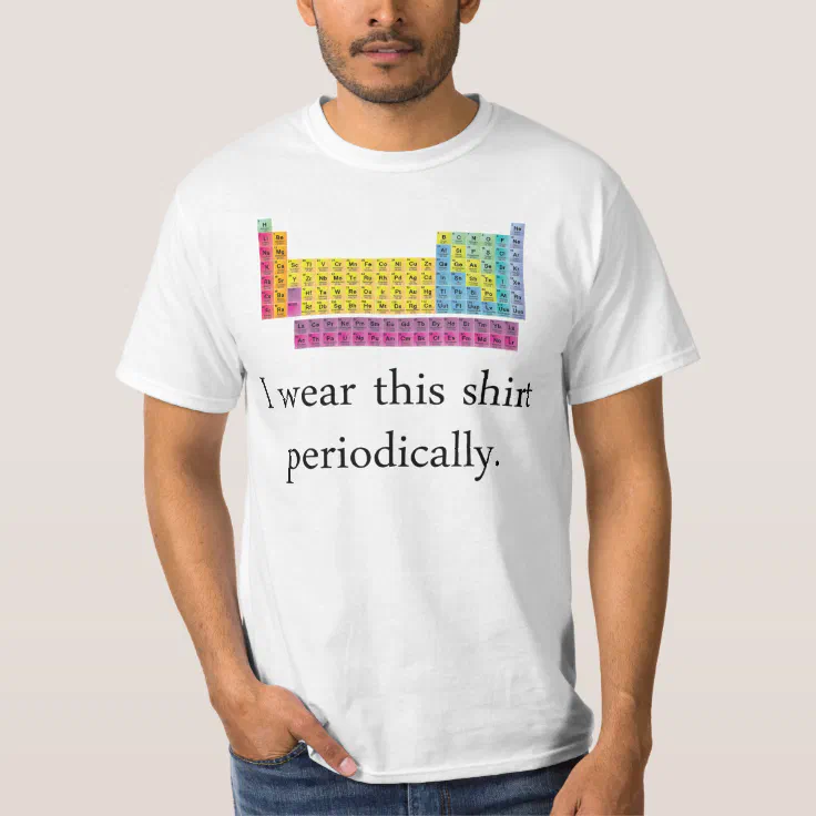 I Wear This Shirt Periodically | Zazzle
