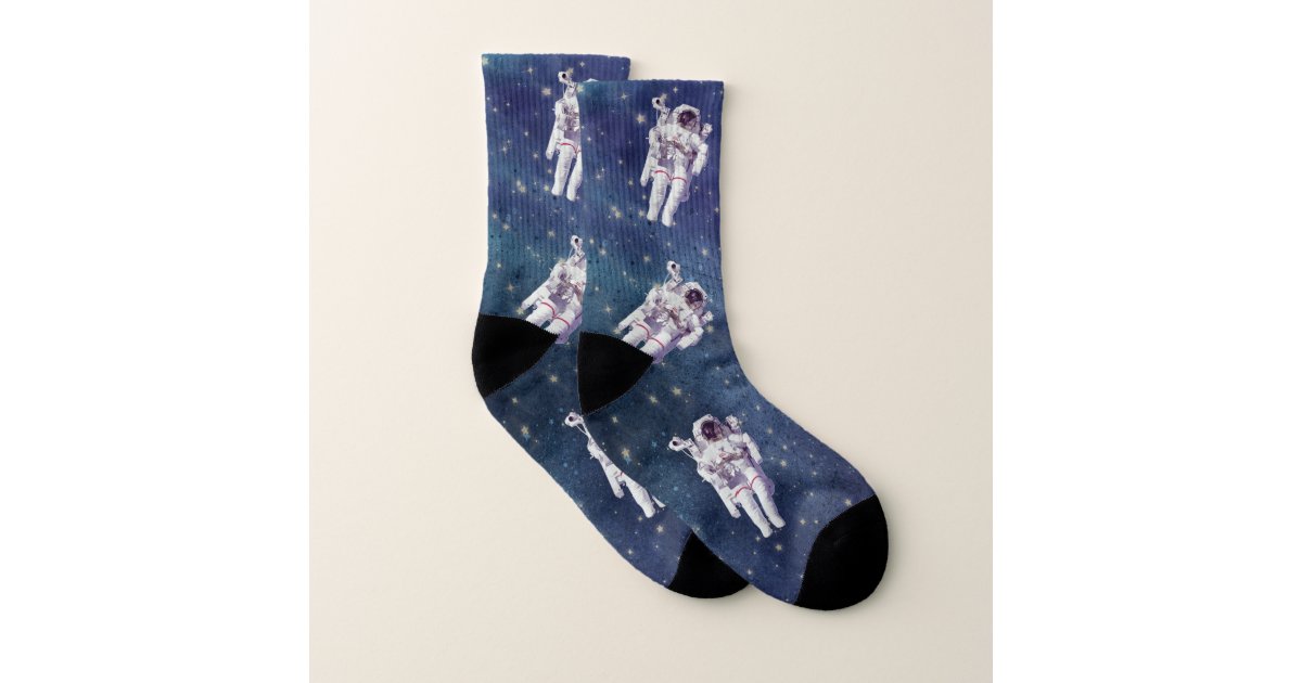 I WIsh I Were An Astronaut Space Socks | Zazzle
