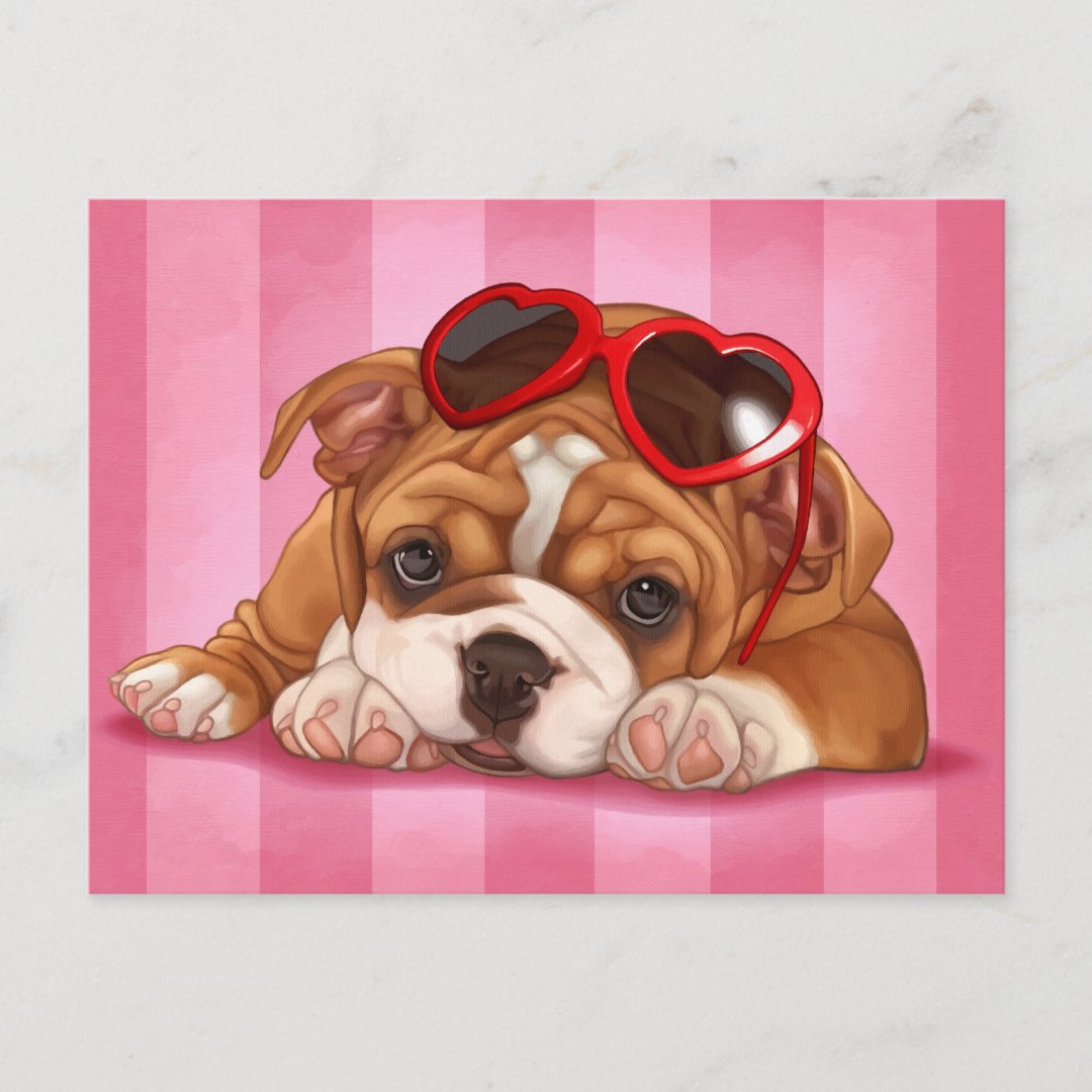 I wuv you postcard | Zazzle