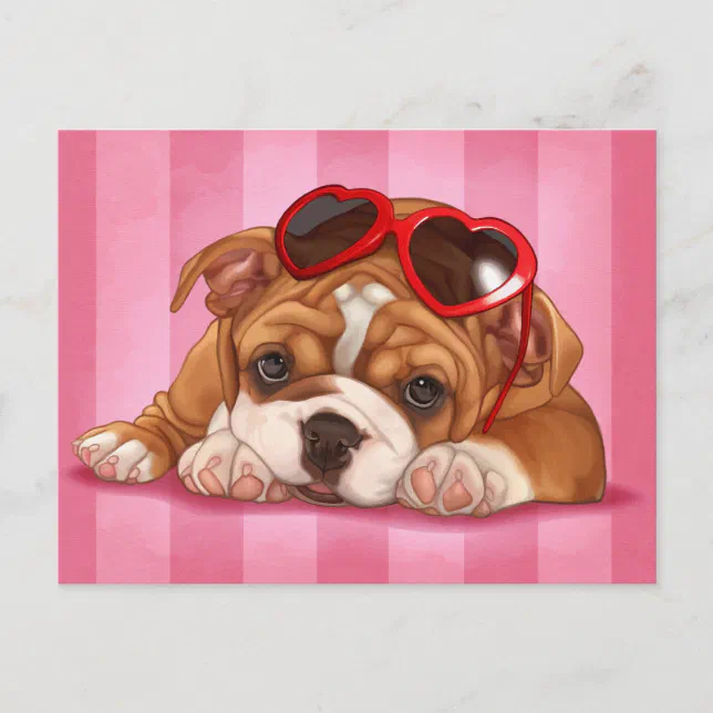 I wuv you postcard | Zazzle