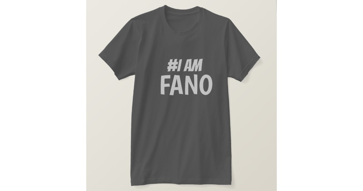 #IamFano T-Shirt Fano Amhara | Zazzle