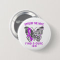 IBD Awareness Ribbon Support Gifts Button | Zazzle
