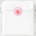 Ibiza, Spain, Preppy, Preppy Room, Pink Classic Round Sticker | Zazzle