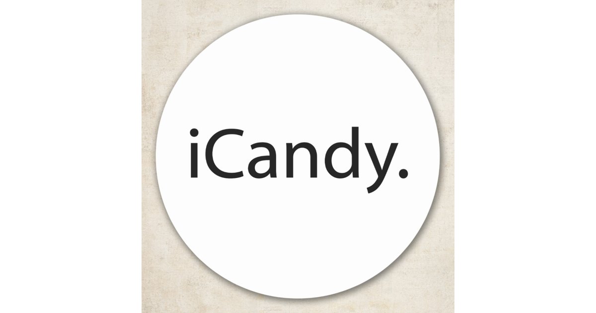 iCandy Classic Round Sticker | Zazzle