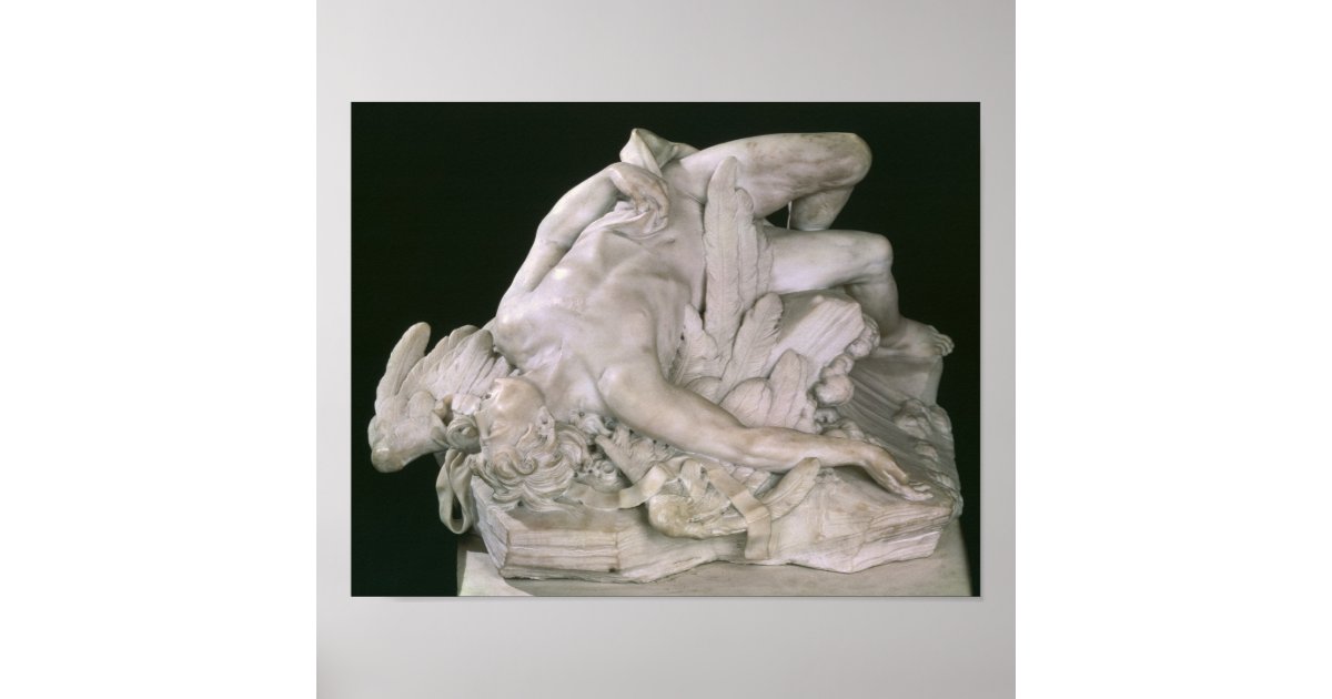Icarus Falling, 1743 Poster | Zazzle