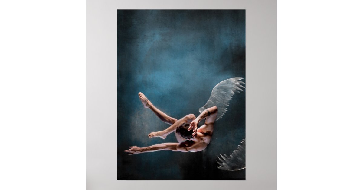icarus falling poster | Zazzle