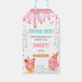 Ice Cream 1st Birthday Party Gift Tags | Zazzle