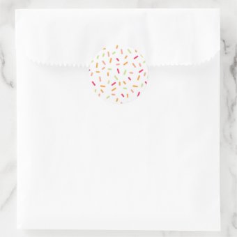 Ice Cream Birthday Party Classic Round Sticker | Zazzle