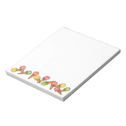 Ice Cream Cone - Notepad | Zazzle