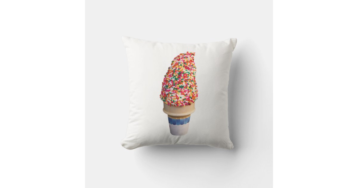 Ice Cream Cone Pillow | Zazzle