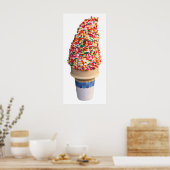 Ice Cream Cone Poster | Zazzle