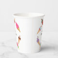 Ice Cream Cones Popsicles Party Paper Cups | Zazzle