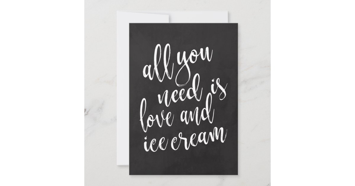 Ice cream creation affordable chalkboard sign | Zazzle