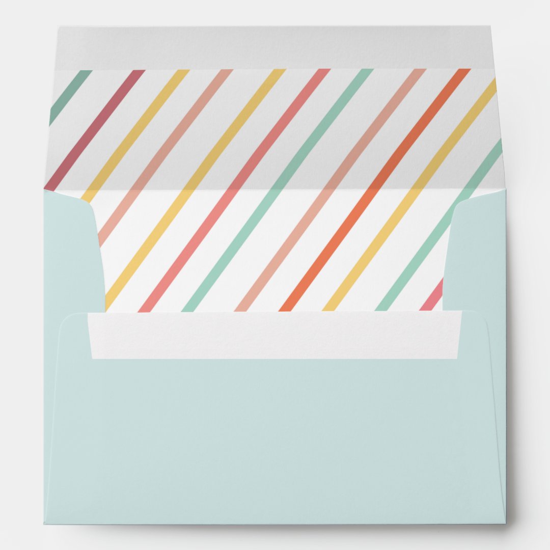 Ice Cream Extravaganza Birthday Party Envelope | Zazzle