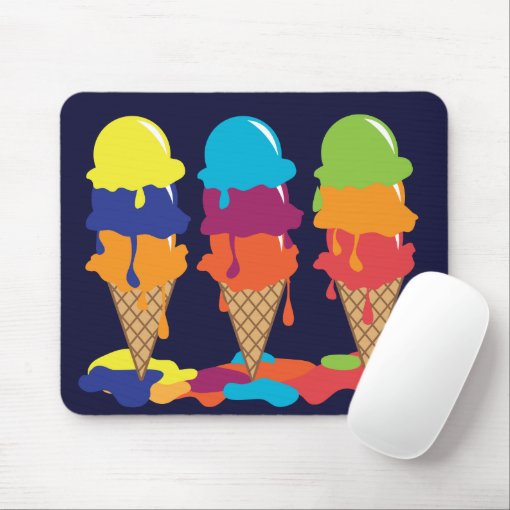 Ice Cream Mousepad | Zazzle