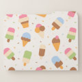 Ice Cream Pattern, Ice Cream Cone, Ice Popsicle File Folder | Zazzle