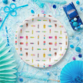 Ice cream popsicle paper plates | Zazzle