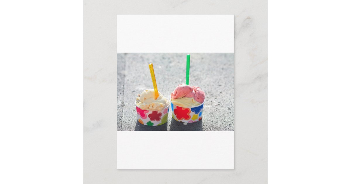 Ice cream postcard | Zazzle