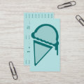 ice cream retro dripz business card | Zazzle