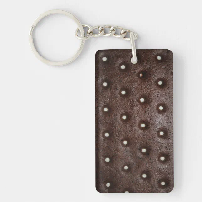 Ice Cream Sandwich Keychain | Zazzle